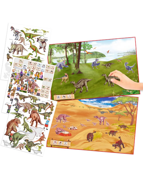 Depesche book with sticker Create your Dino Zoo online at Papiton.