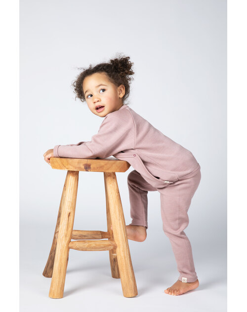 Engel Baby-Wickelshirt aus Interlock mit Druckknöpfen - Dusty Rose ...