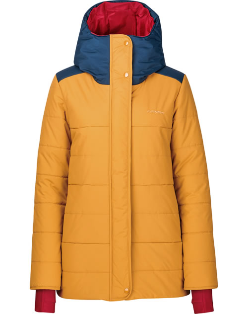 Finside Winterjacket REKI HUSKY golden yellow/navy
