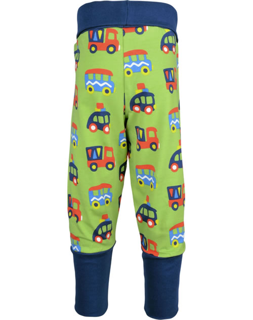 Maxomorra Bund-Hose BUNTE AUTOS grün/blau GOTS kaufen | papiton.de