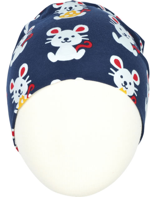 Maxomorra Mütze Beanie MOUSE blau SP22AX05-2252 GOTS kaufen | papiton.de
