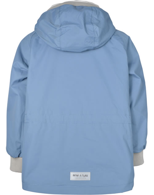 Mini A Ture Kapuzen-Jacke mit Fleece WALLY windward blue 1213097700 ...