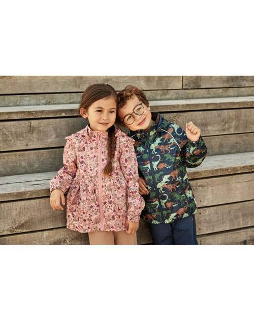 Minymo Softshell-Jacke mit Kapuze DINO blue nights kaufen | papiton.de