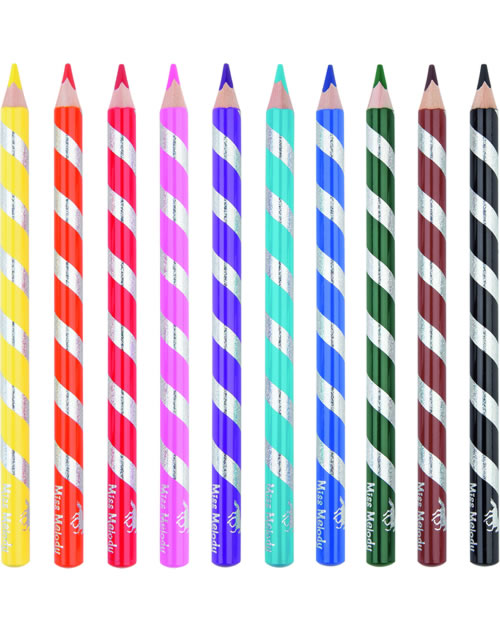 Miss Melody Set crayons de couleur