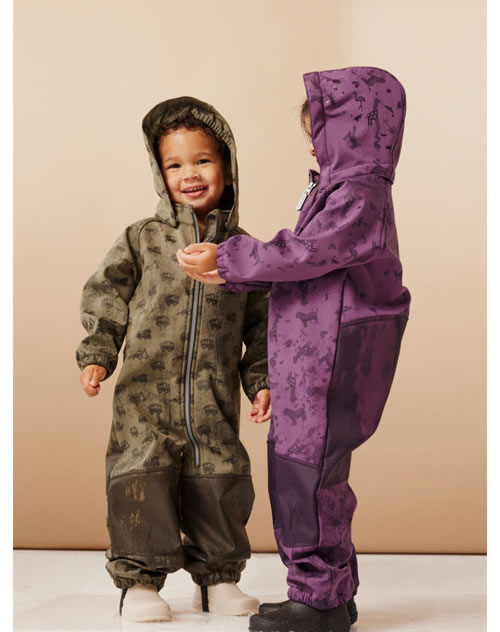 name it Softshell Overall Magic NMFALFA BIONIC FINISH® ECO tea leaf ...