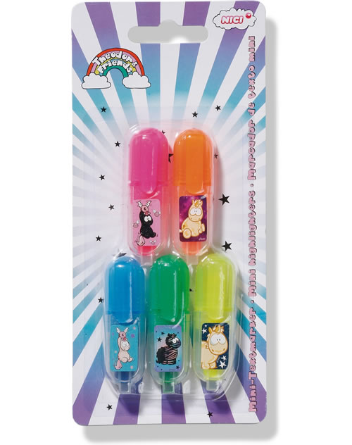 Nici Mini-Textmarker im Set Theodor and Friends 45057 kaufen | papiton.de