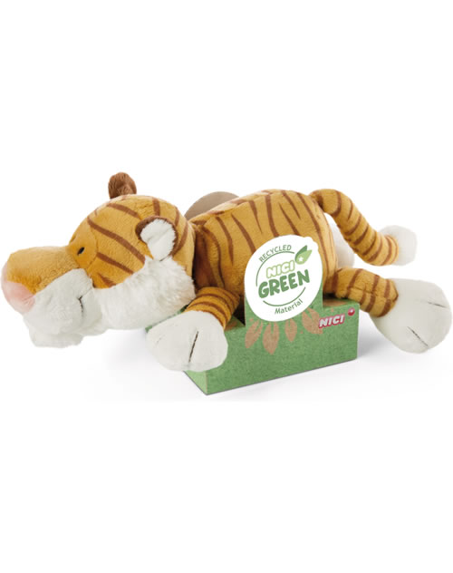 Nici Tiger-Lilly 30 cm Plüsch liegend NICI GREEN Wild Friends 47210 ...