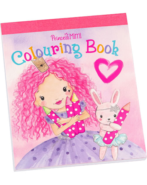Princess Mimi mini painting book with crayons shop online at Papiton.