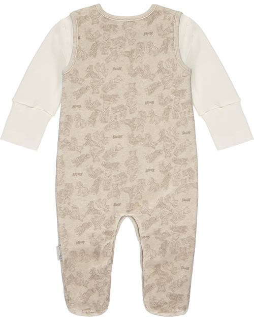 Steiff Set Strampler und Shirt BEAR HUGS Velour sandshell kaufen ...