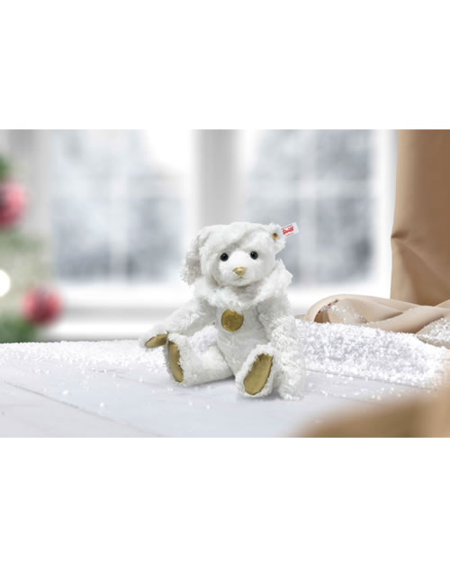 Steiff Weihnachtsteddybär White Christmas 30 cm Viskose weiss 007293 ...