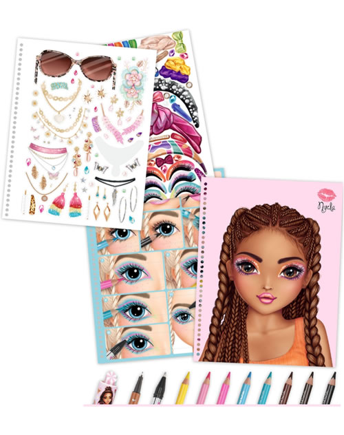TOPModel Create your TOPModel Make-Up Malbuch 12415 kaufen | papiton.de