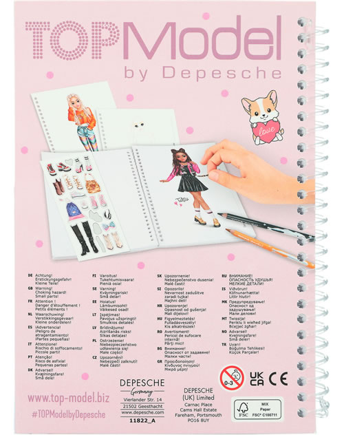 TOPModel Create your TOPModel Pocket Malbuch 11822/A kaufen | papiton.de