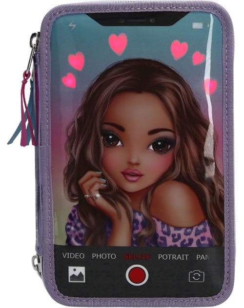 TOPModel Federtasche drei Fächer gefüllt LED SELFIE11168 kaufen ...