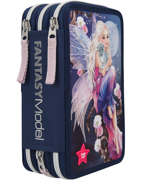 TOPModel trousse avec trois rayon et crayons avec LED Fantasy Model 10988