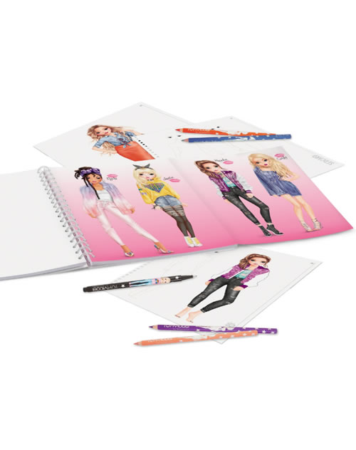 TOPModel Malbuch Create your TOPModel Nyela & Hayden kaufen | papiton.de