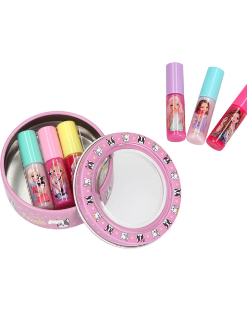 TOPModel Mini-Lipgloss-Set in tin box shop online at Papiton.