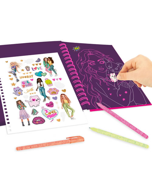 TOPModel Neon Doodle Malbuch mit Stifte-Set Lexy 11932 kaufen | papiton.de