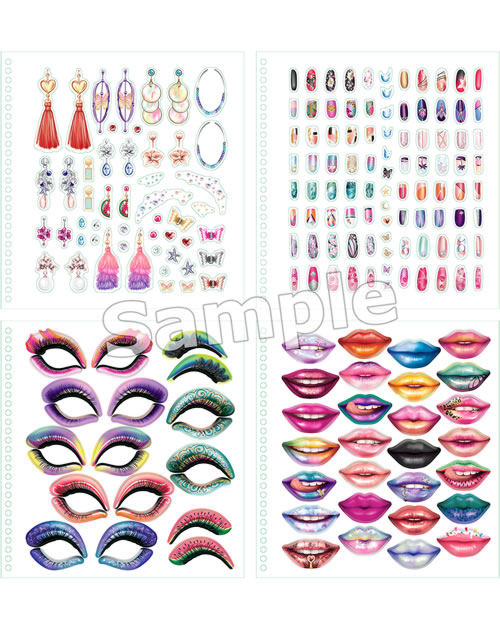 TOPModel Stickerbuch Dress me up Face BEAUTY GIRL 12603/A kaufen ...