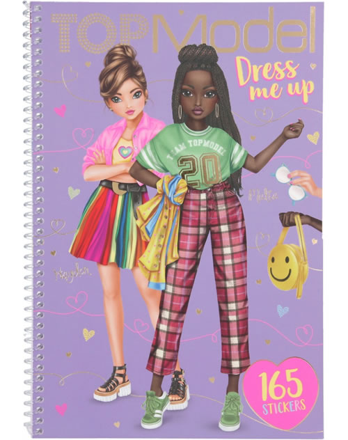 TOPModel Album avec autocollantes Dress me up Hayden et Malia 11623