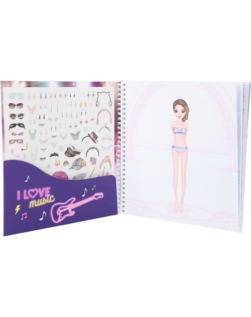 TOPModel Stickerbuch Dress me up Popstar 11452 kaufen | papiton.de