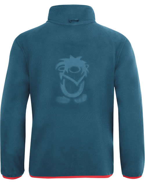 Trollkids Zip-In-Fleecejacke KIDS OPPDAL XT - Petrol/Spicy Red kaufen ...