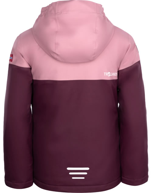 Trollkids Ski-/Winter-Jacket GIRLS HALLINGDAL - Red/Rose/White shop ...
