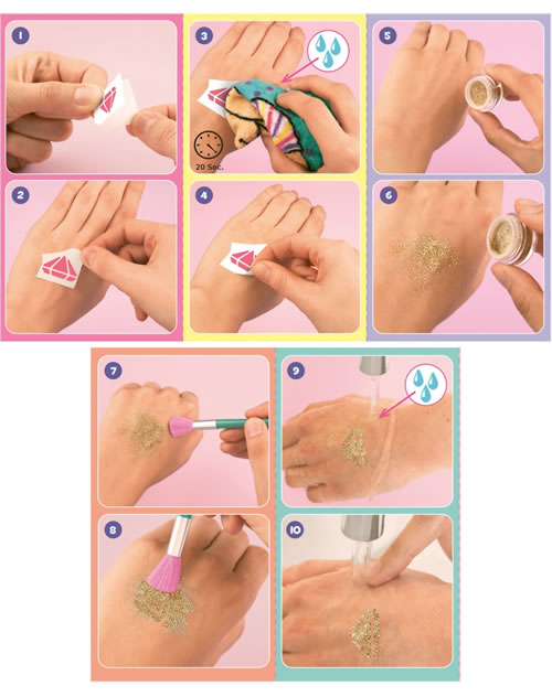 Ylvi Glitter Tattoo Set shop online at Papiton.