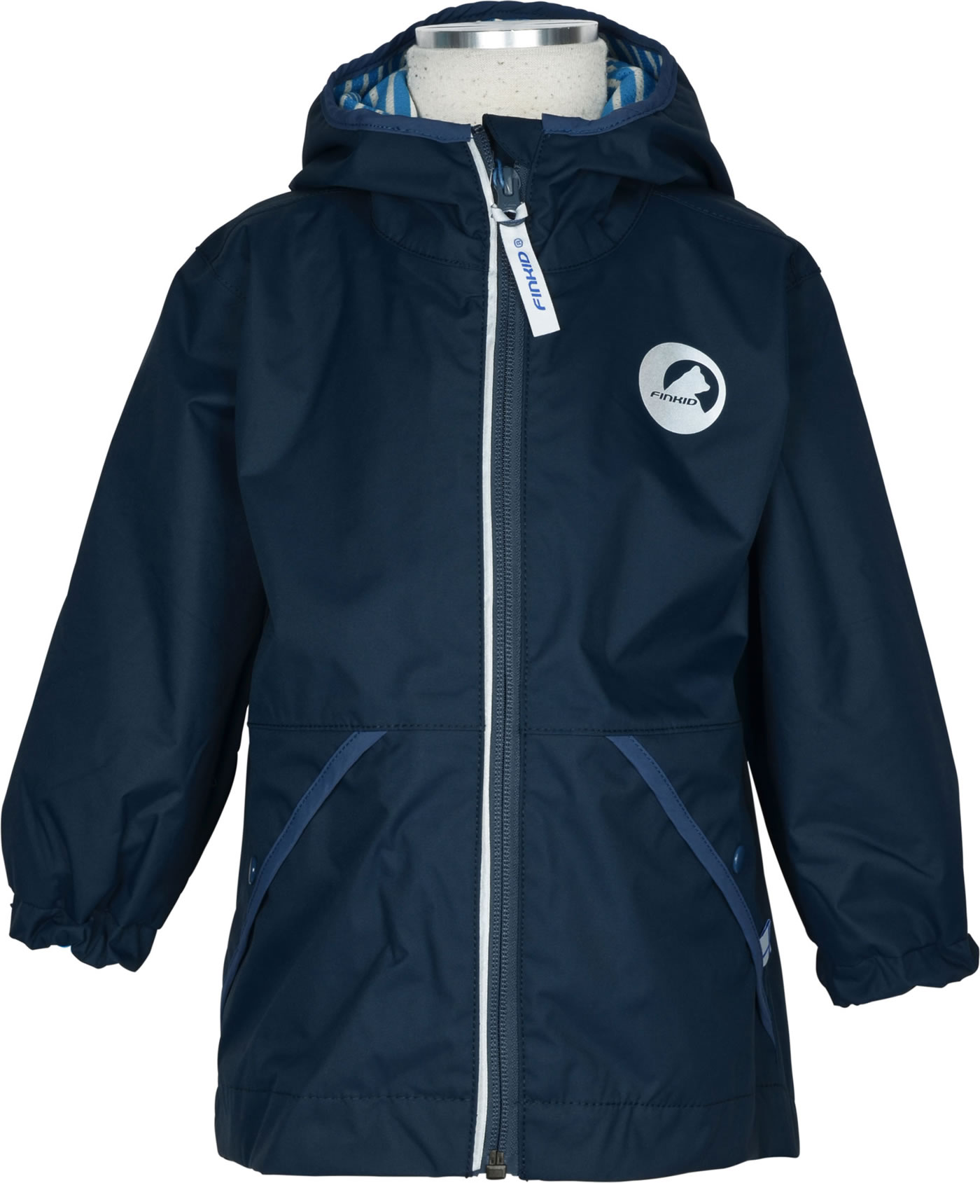 Finkid Essentials Outdoor Jacke Zip-In PUUSKIAINEN navy/denim kaufen ...