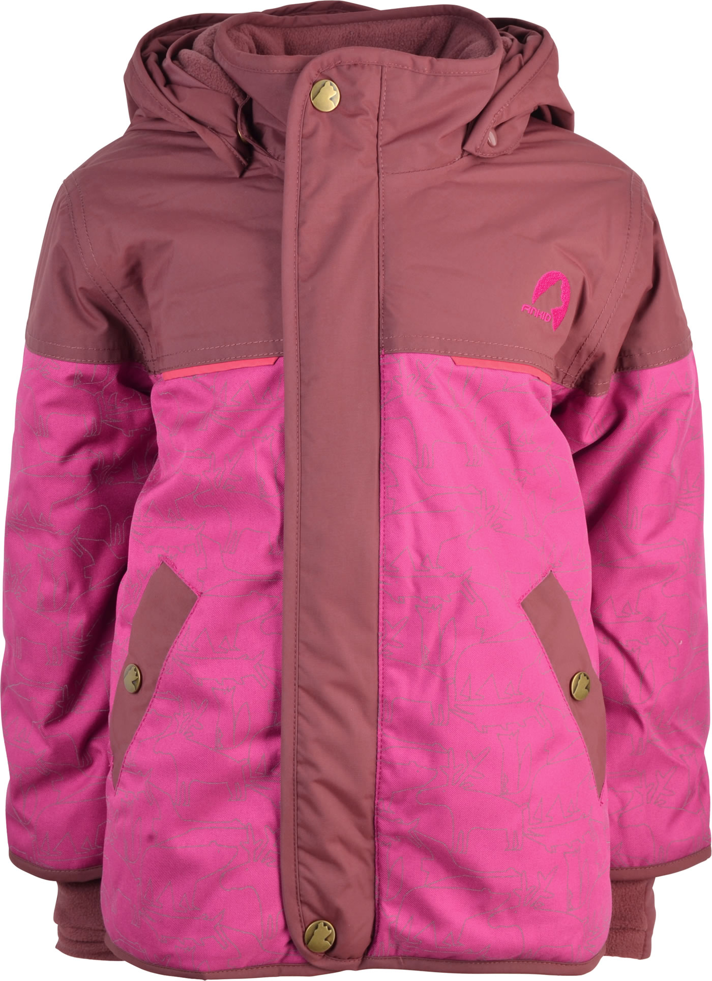 Finkid Winterparka m. Schneefang KOIRA ICE raspberry/sable kaufen ...