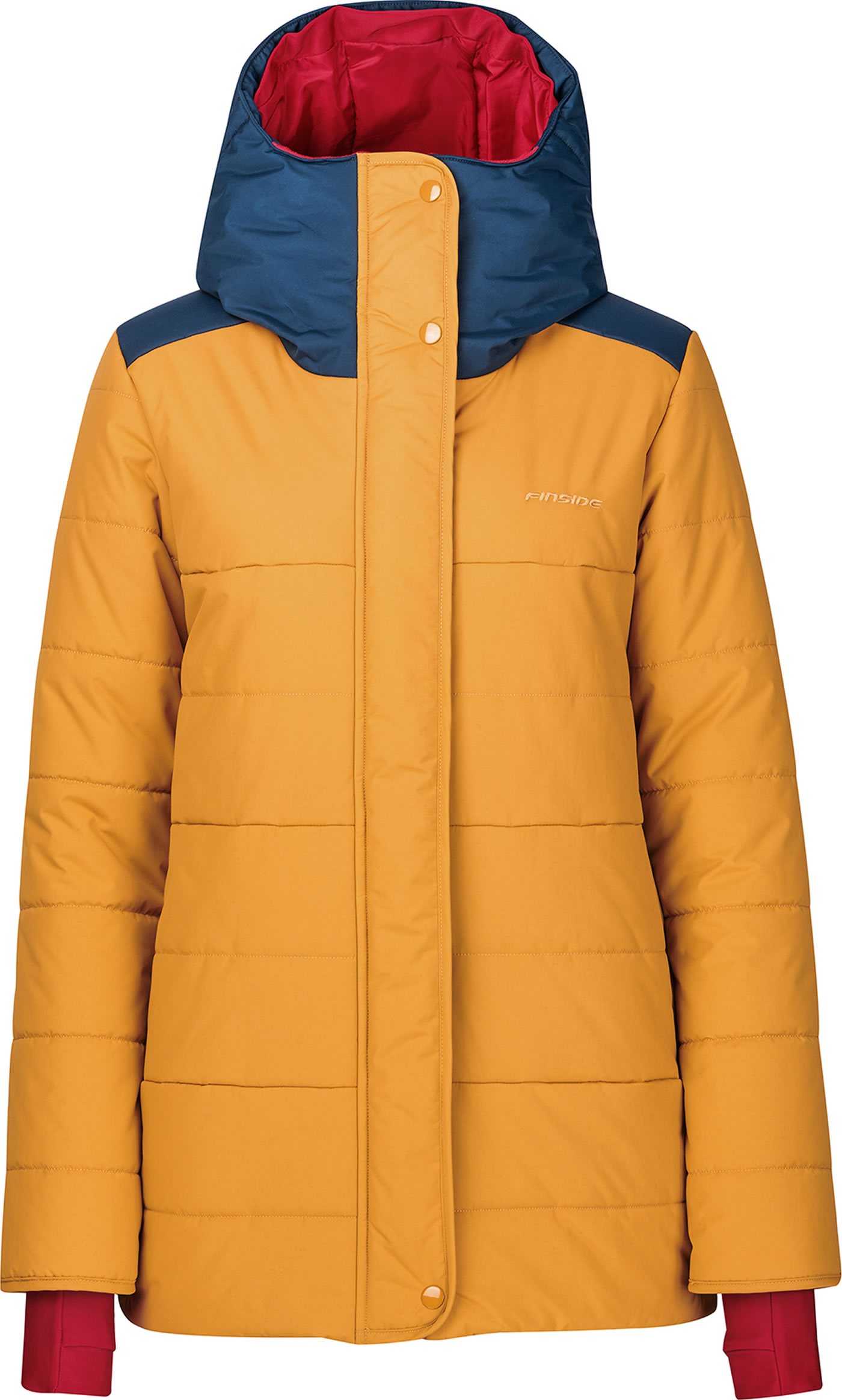 Finside Winterjacket REKI HUSKY golden yellow/navy