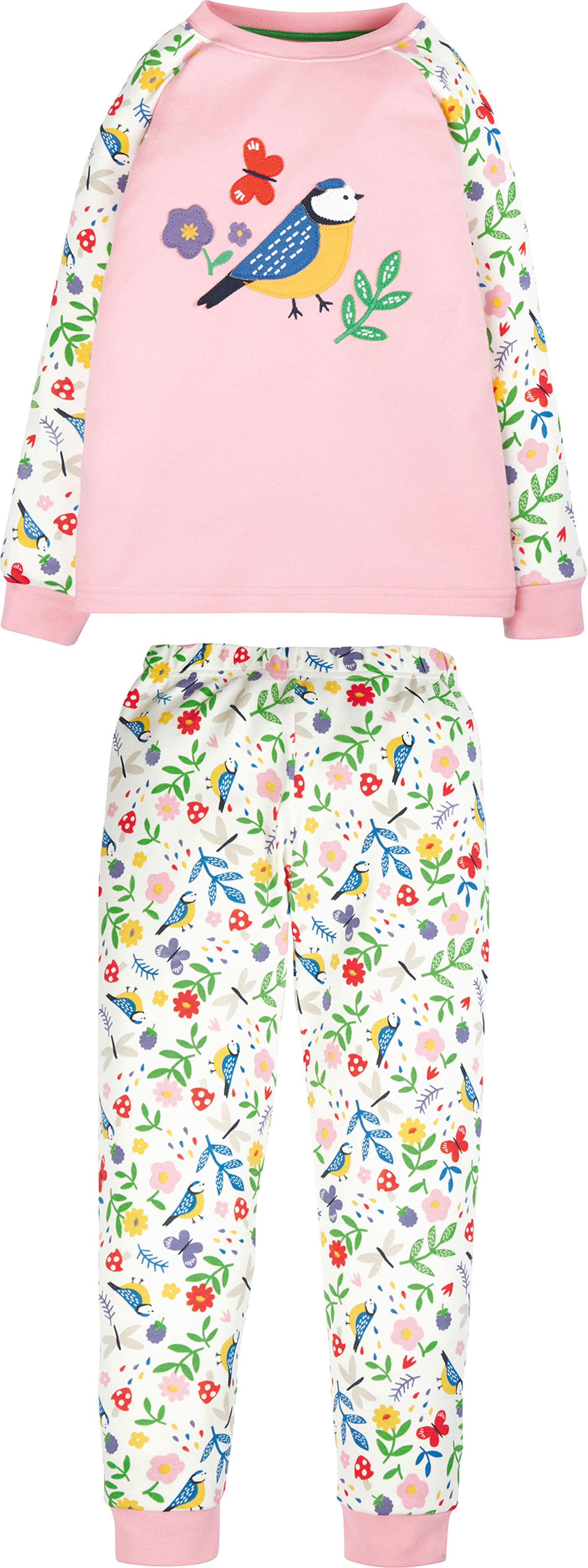 Frugi Pyjama lang JAIMIE JIM JAMS soft white hedgerow/bird kaufen ...