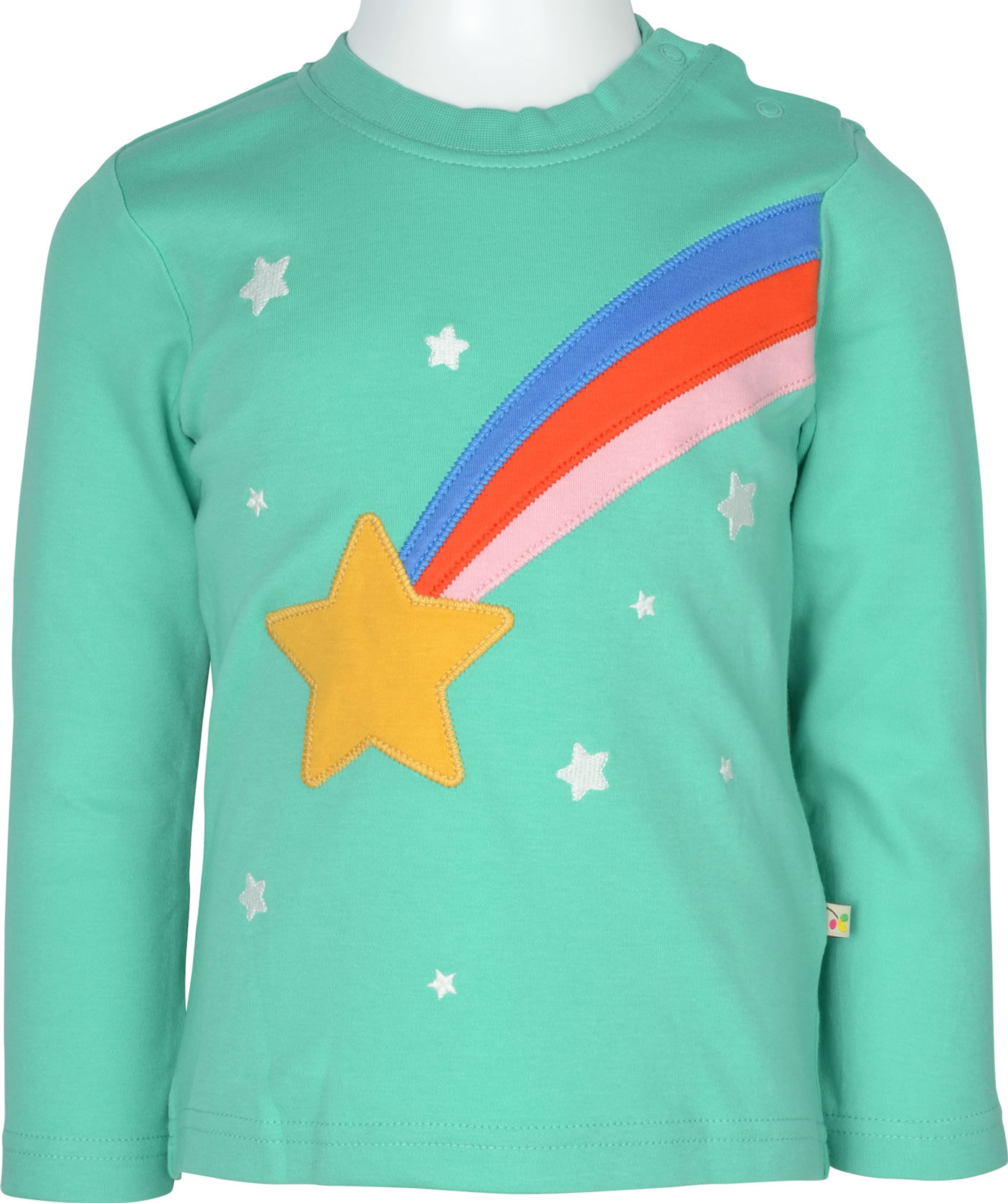 Frugi T-Shirt Langa. ADV. APPLIQUE TOP pacific aqua/star kaufen ...
