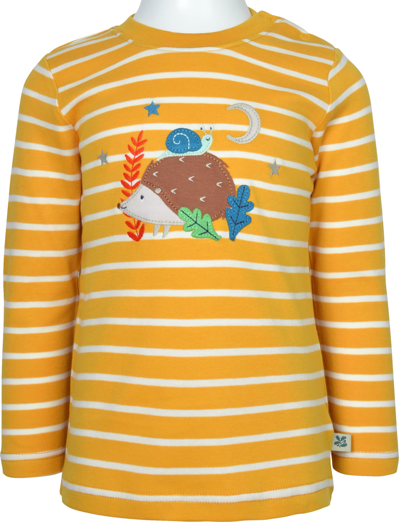 Frugi T-Shirt Langarm NATIONAL TRUST ADVENTURE APPLIQUE TOP dusk walk ...