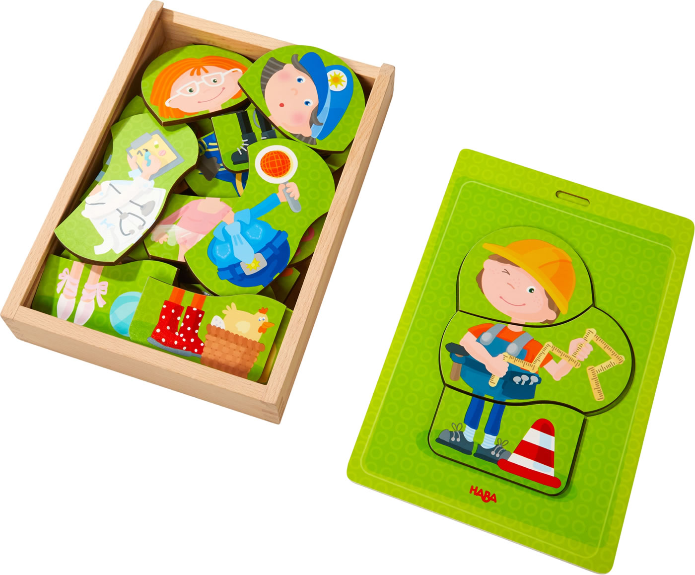HABA Holzpuzzle Bunter Berufe-Mix kaufen | papiton.de