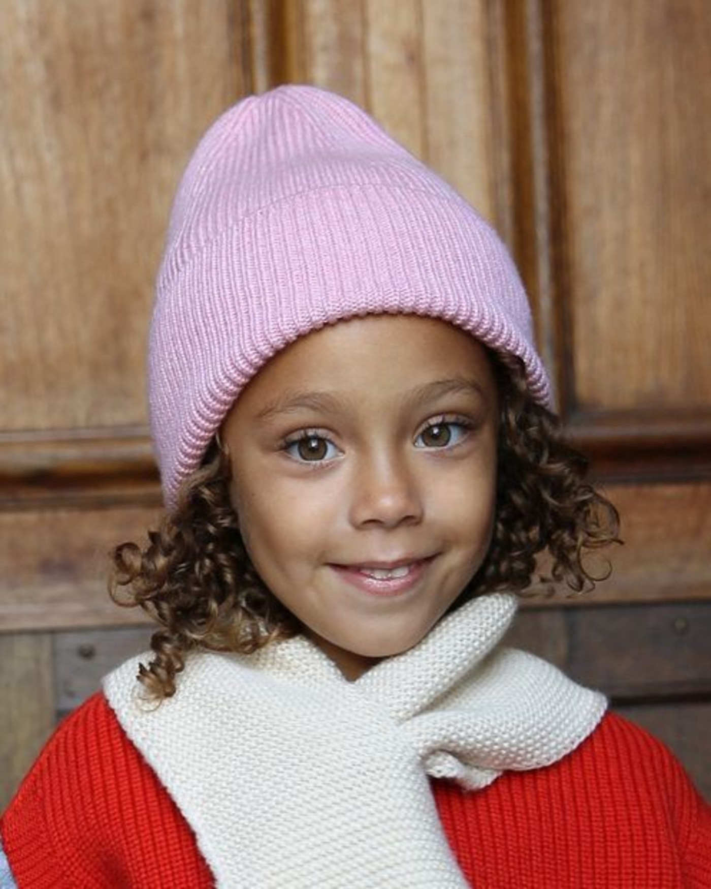 Hvid Kids-Mütze/Beanie 'Fonzie' aus Merinowolle - Cotton Candy kaufen ...