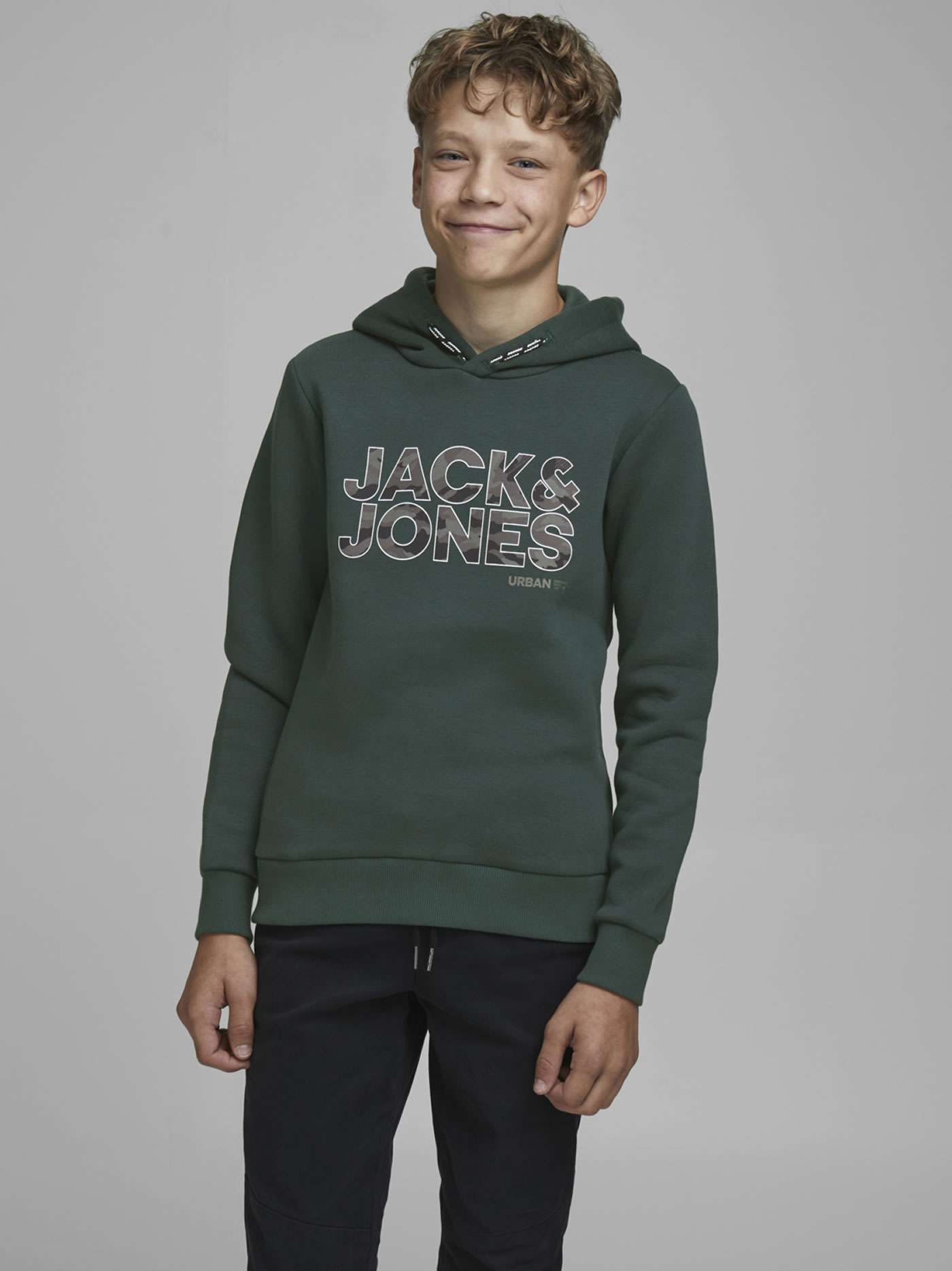 Jack & Jones Junior Hoodie Kapuzenpullover JCORAD darkest spruce kaufen ...