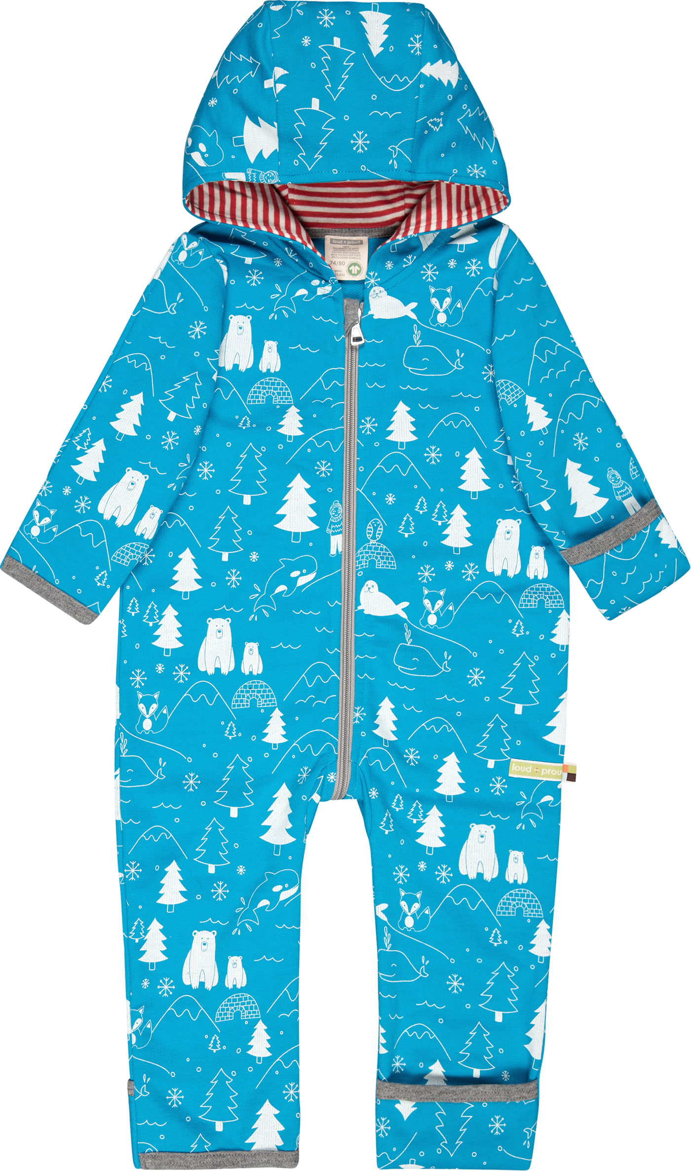 loud + proud Sweat-Overall m. Kapuze EISBÄREN UND ORCAS aqua kaufen ...