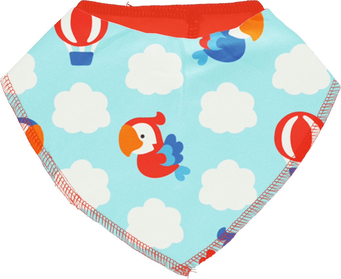Maxomorra Dreieck-Halstuch PARROT SAFARI blau GOTS kaufen | papiton.de