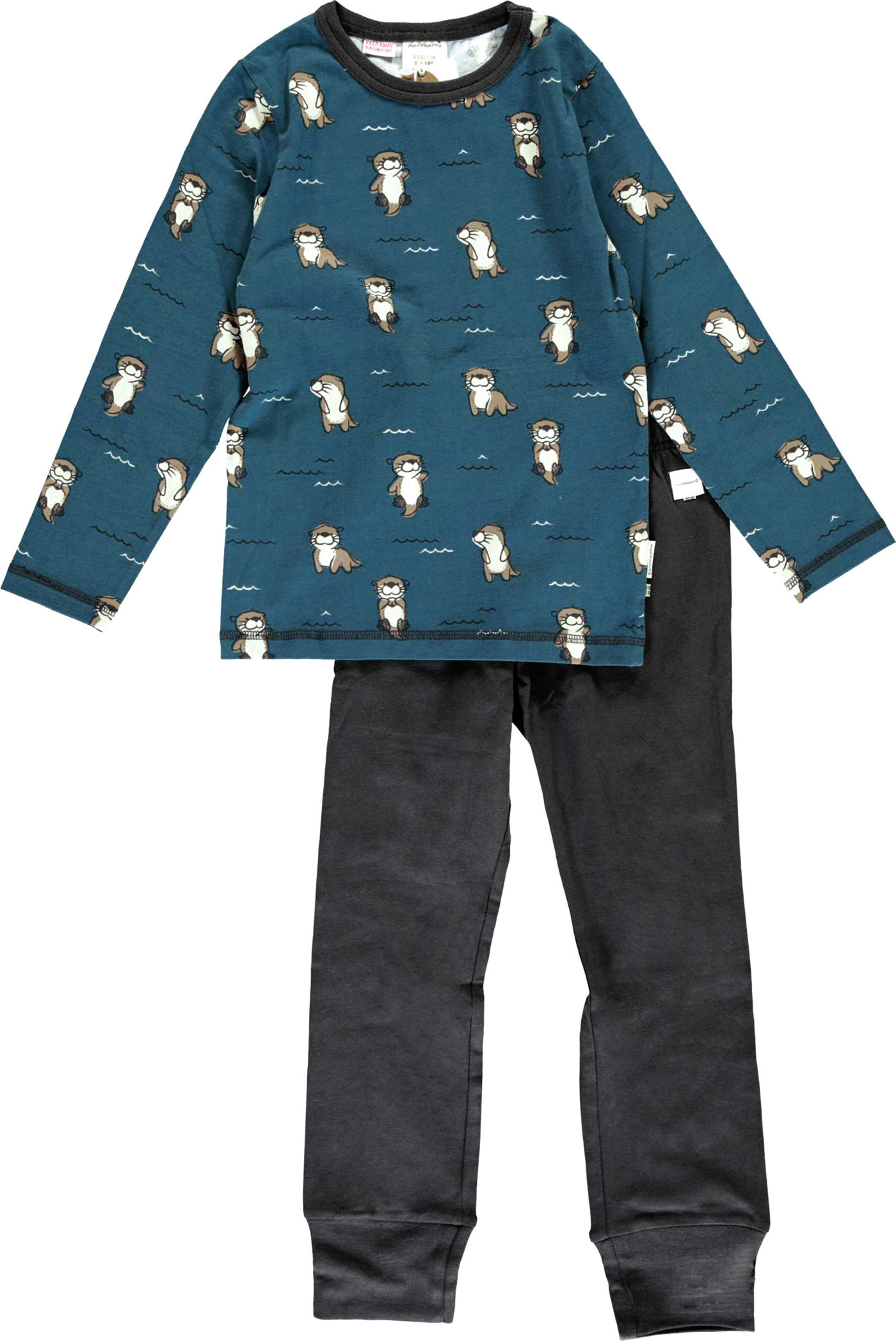 Maxomorra Pyjama lang OTTER blau kaufen | papiton.de