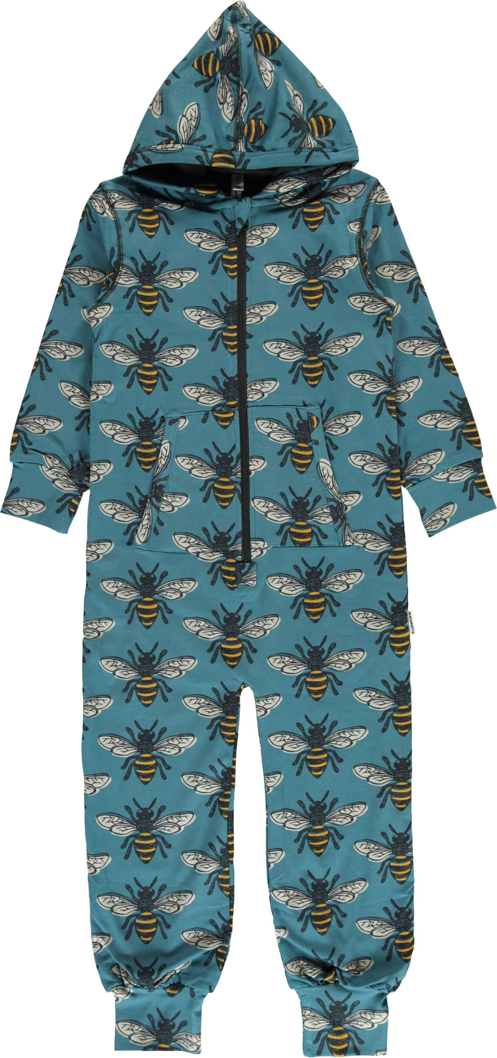 Maxomorra Sweat-Overall mit Kapuze BIENE soft petrol kaufen | papiton.de