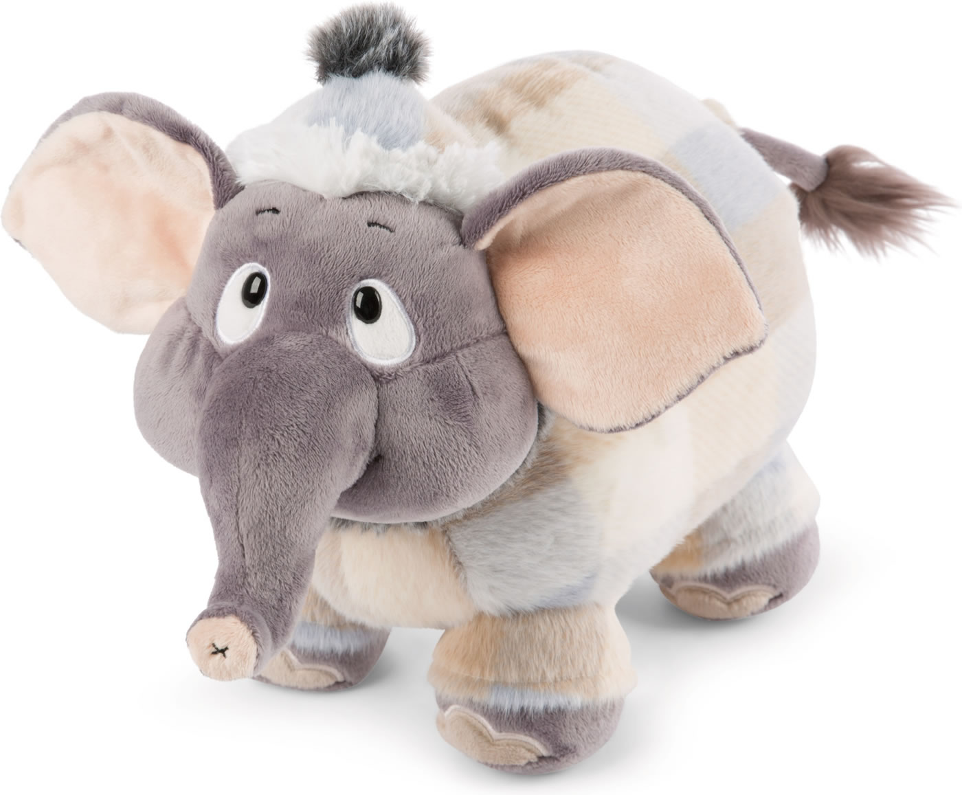 Nici éléphant Amadou 35 cm peluche debout WINTER DISCOVERY 47279