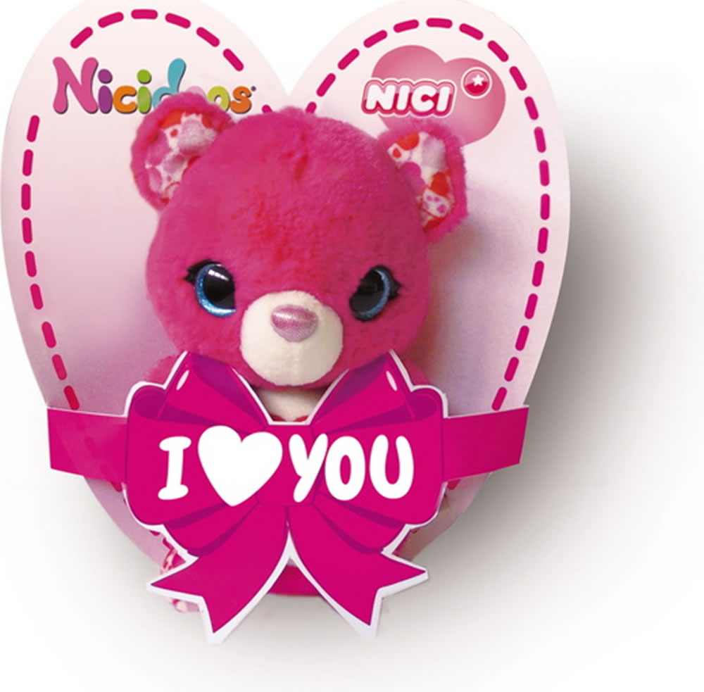 Nici Plüsch Bär mit Loop NICIdoos 9cm I love you kaufen | papiton.de