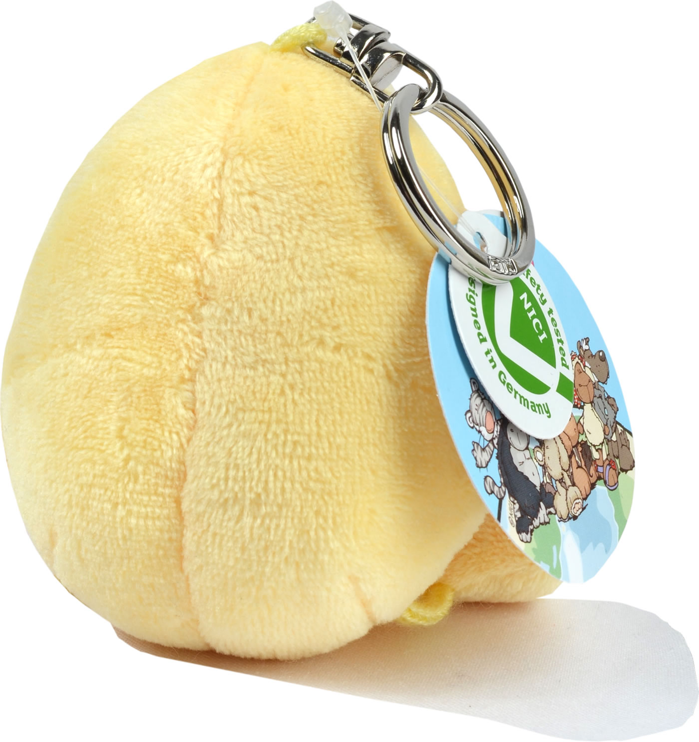Nici key ring plush Crazy Egg yellow shop online at Papiton.