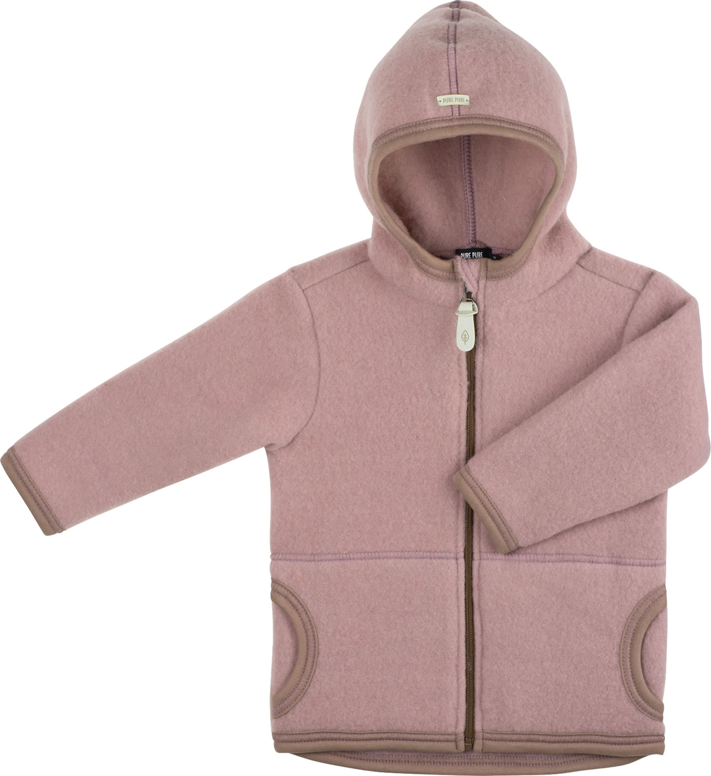Pure Pure by Bauer Jacke mit Kapuze Wollfleece mauve kaufen | papiton.de
