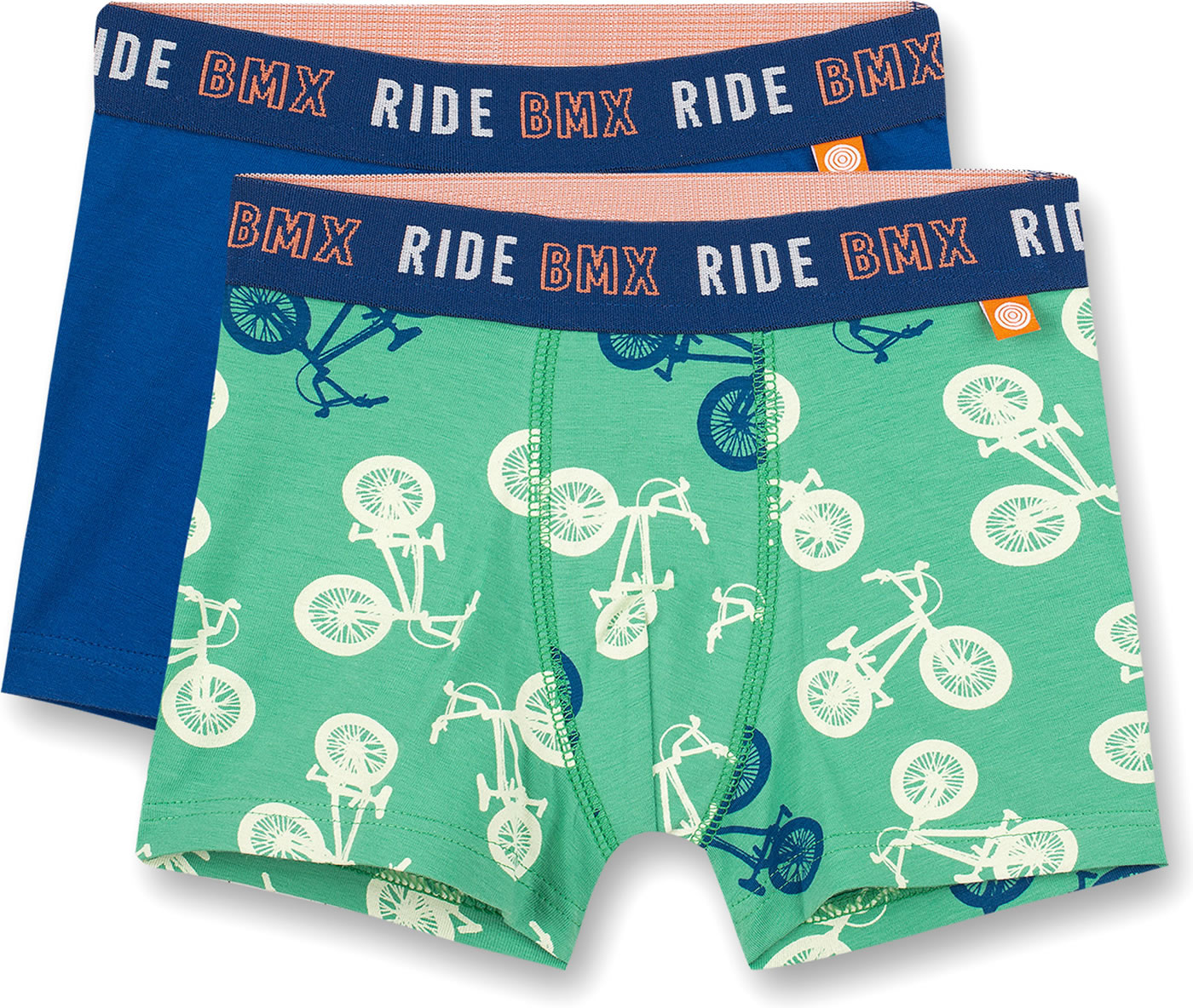 Sanetta 2 pieces Boxer Shorts BMX spearmint shop online at Papiton.