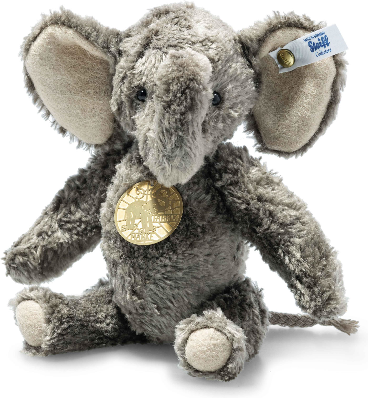 Steiff Elefant Bombax Teddies for tomorrow 15 cm dunkelgrau 007101 ...