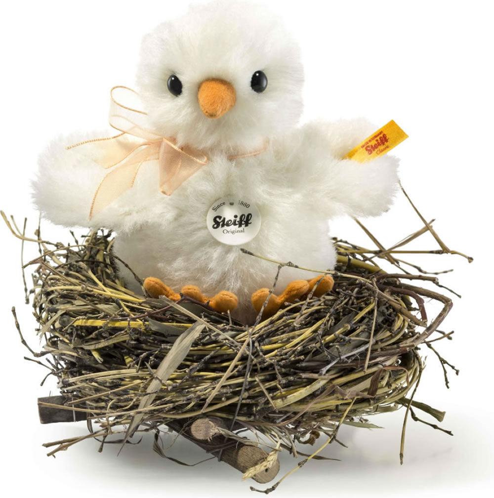 Steiff Küken im Nest 12 cm Alpaka weiss 033087 kaufen | papiton.de