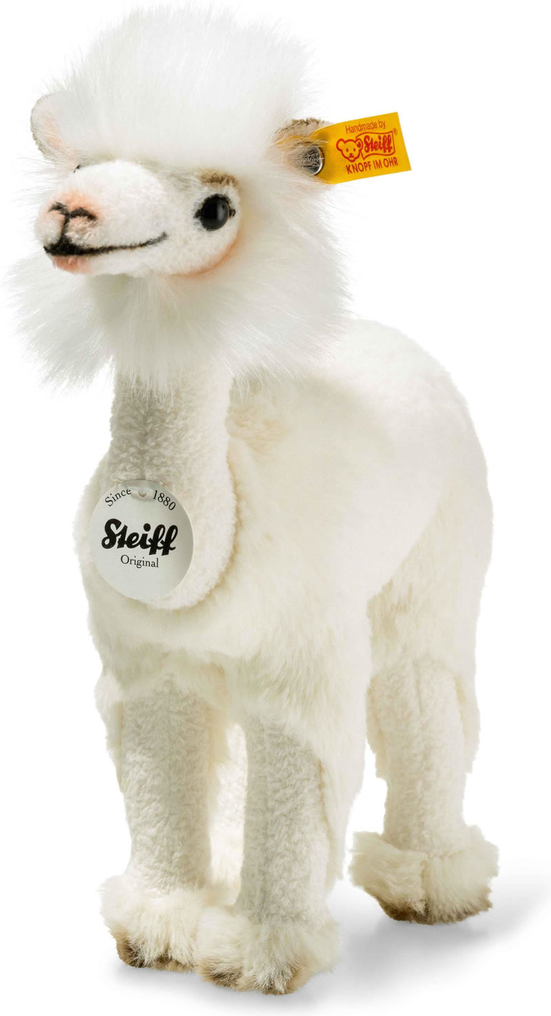 Steiff Lama Lita 24 cm creme stehend 104190 bei Papiton bestellen.
