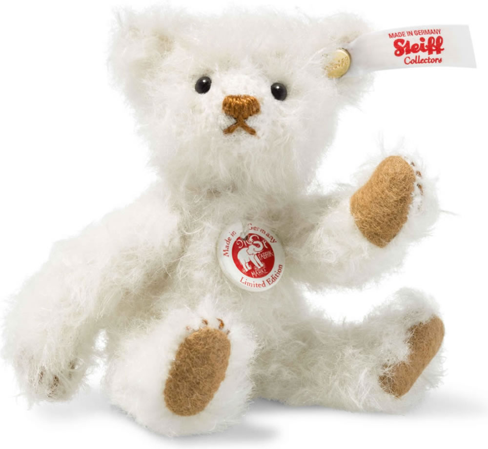 Steiff Mini Teddybär 1906 10 cm Mohair weiß 006692 kaufen | papiton.de