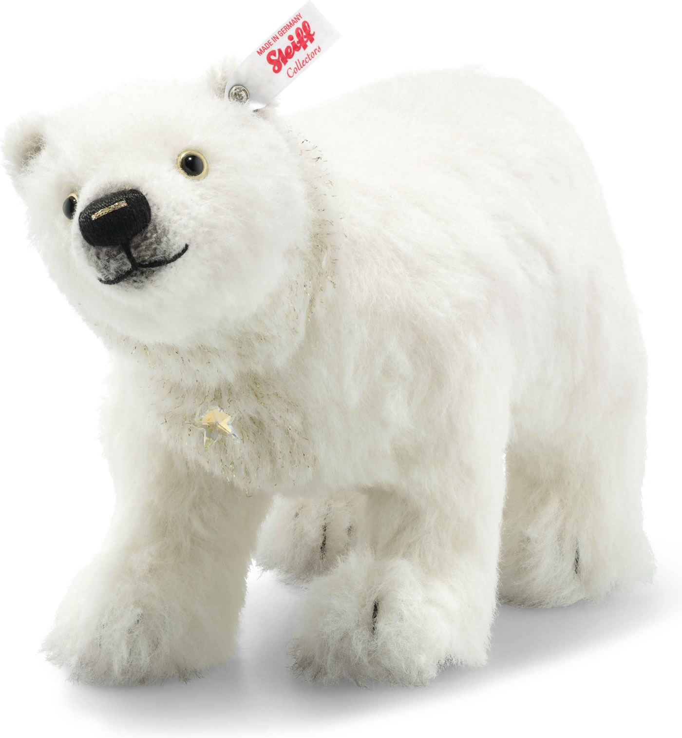 Steiff Polarbär Eisbär Winter 30 cm Alpaka weiß Swarowski 006227 kaufen ...